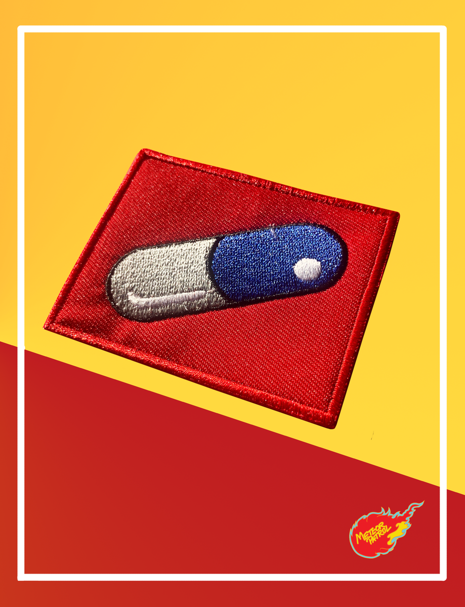 Akira Pill Patch Square – Meteor Patrol